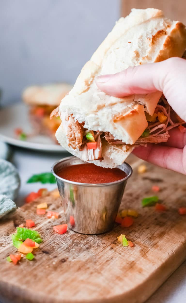 Instant Pot Italian Beef Sandwiches -IRELOOP-